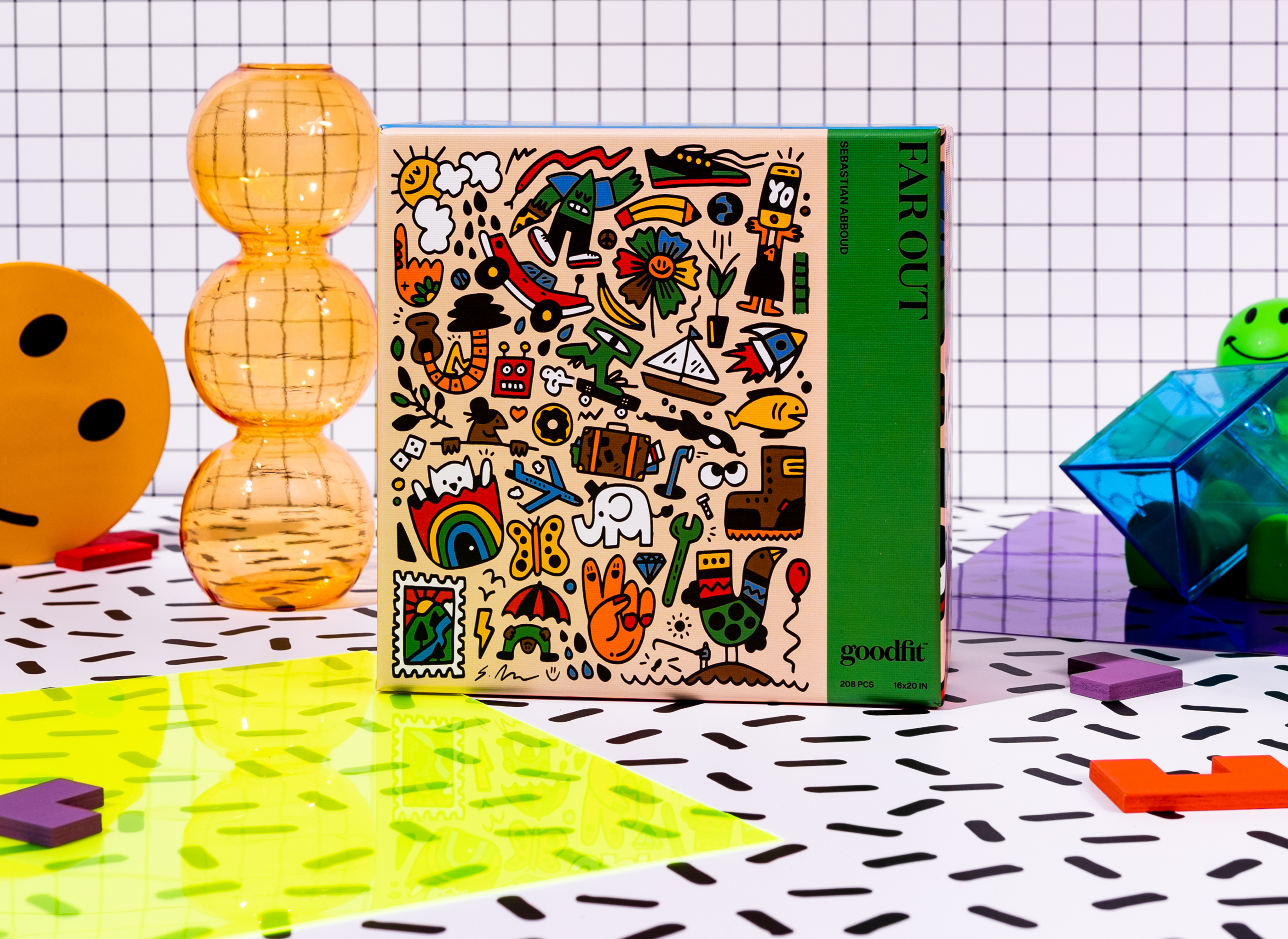 Goodfit Puzzles - Far Out - 208 piece modern art puzzle